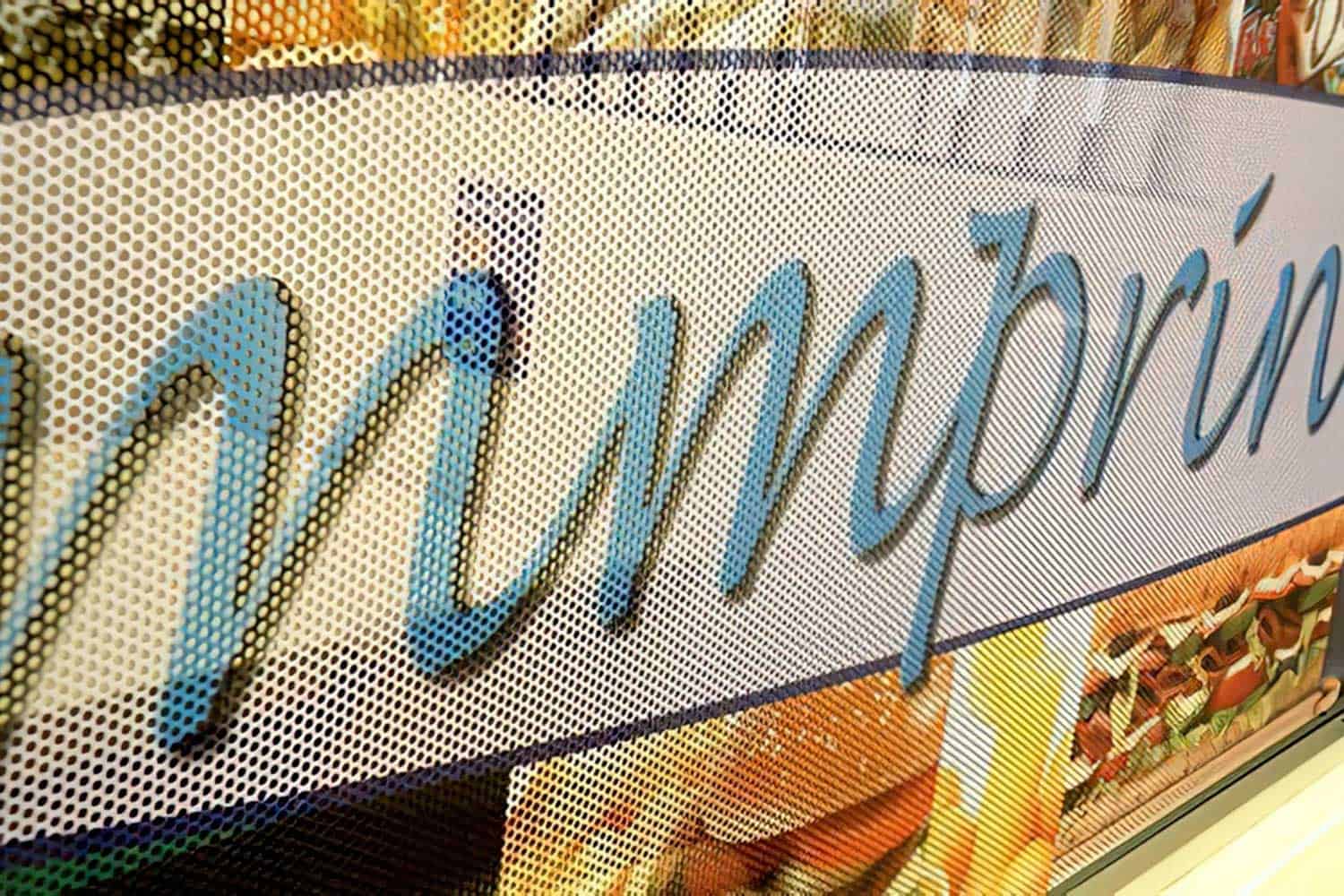 View Thru Vinyl Window Film Printing - Poster Print Shop