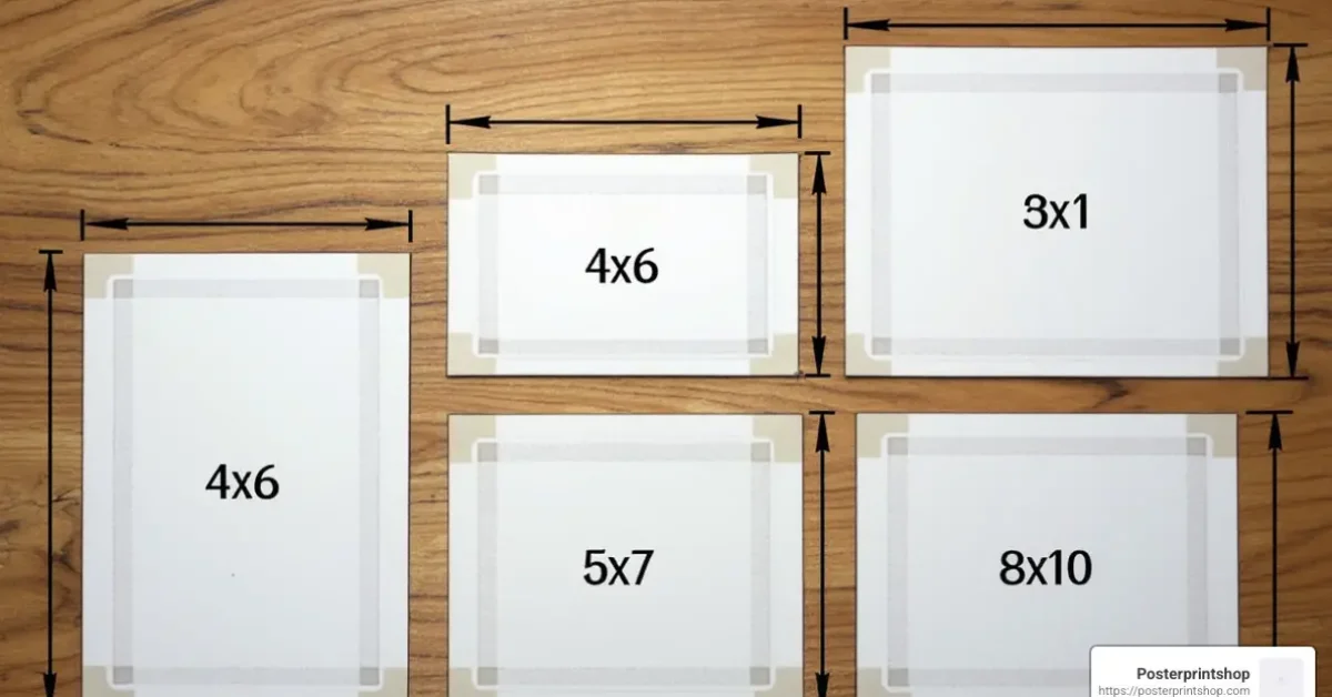 The Big Picture: Navigating Standard Photo Print Sizes - Poster Print Shop