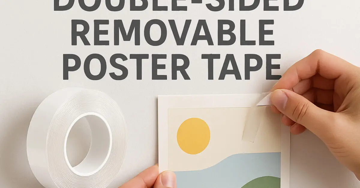 Stick and Switch: Removable Poster Tapes for Easy Changes - Poster ...